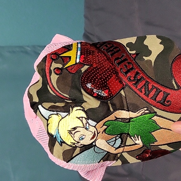 Disney | Accessories | Disney Tinker Bell Camouflage Hat | Poshmark
